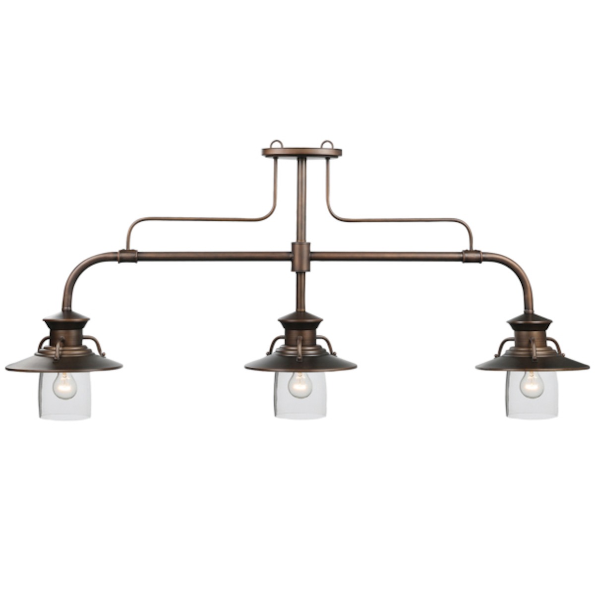 Industrial Style Billiard Light Fixture - Game Room Planet